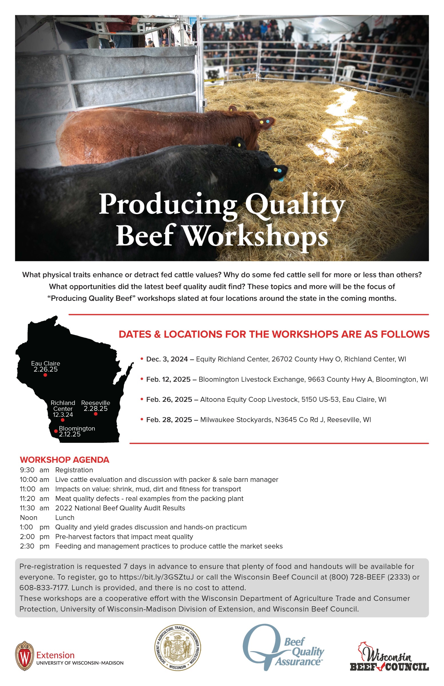 Producing Quality Beef Workshops – Extension Richland County