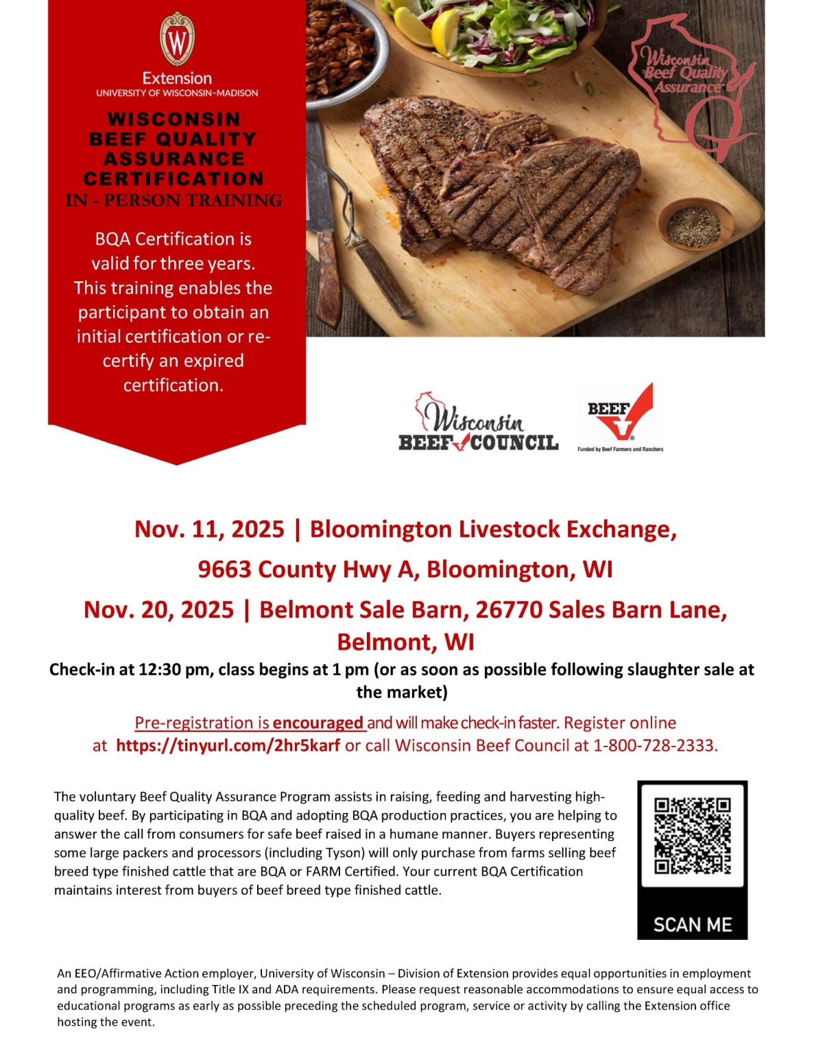 WI Beef Quality Assurance Certification – Extension Richland County